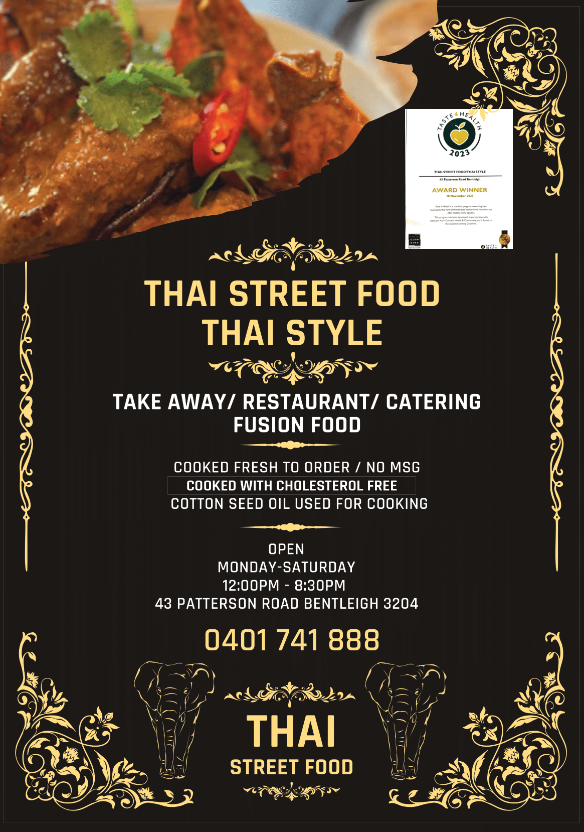 Menu - Thai Street Food Bentleigh